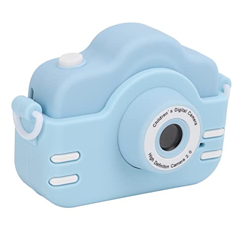 Kids Photo Video Camera, Multifunctional High Definition Kids Cartoon Camera Toy 2MP 2 Inch Screen for Gifts for Children (Single Shot Blue)