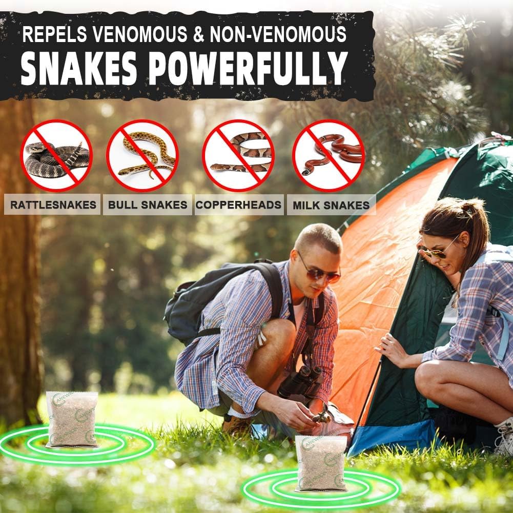 Snake Repellent for Yard Powerful, Keep Snake Away Repellent for Outdoors,Snake Deterrent for Yard,Snake Repellent for Outdoors Pet Safe,Effectively Snake Repellant Outdoor and Home-8P