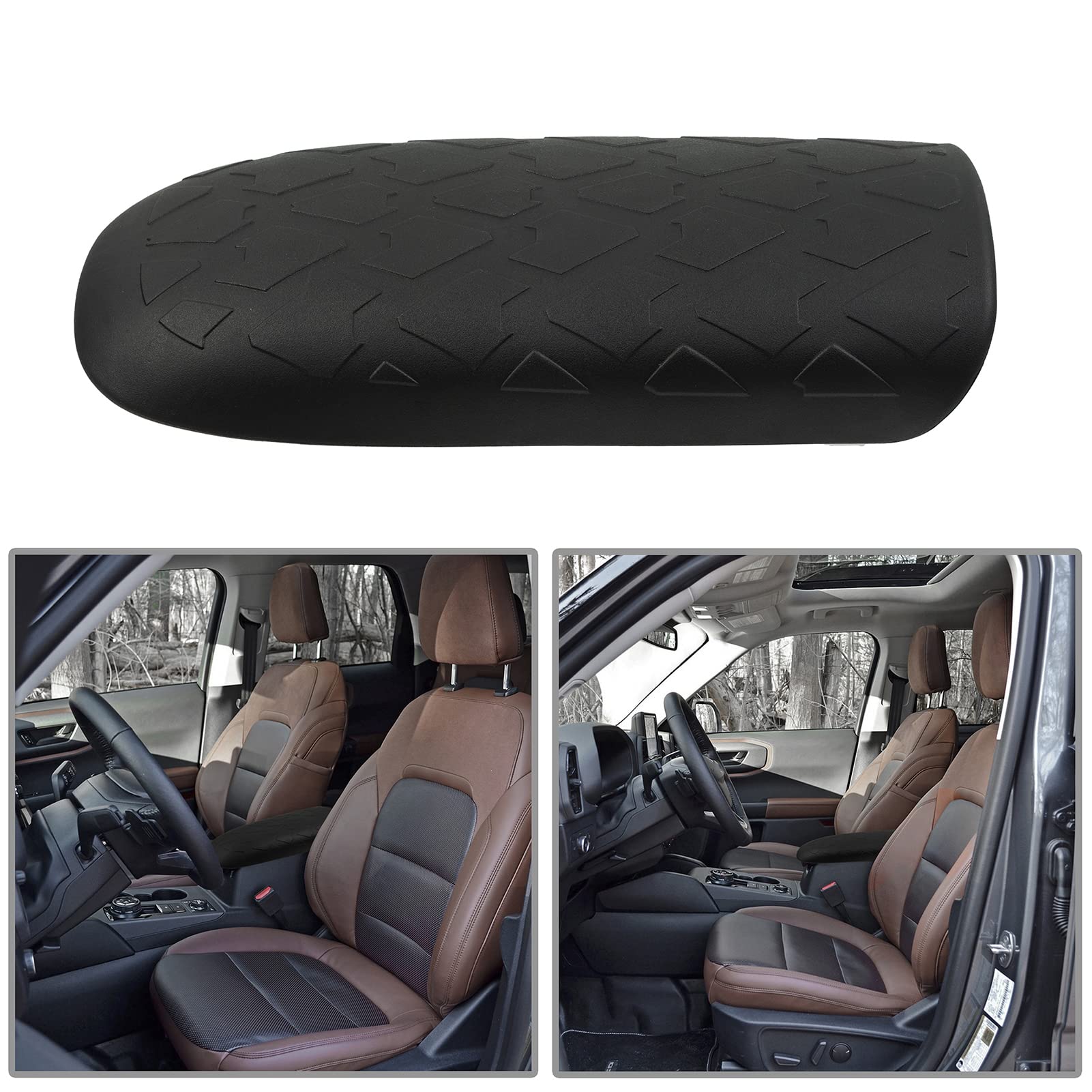 Komillion Automotive Center Console Cover for 2021-2022 Ford Bronco Sports Center Console Armrest Box Scratch Resistance Armrest Cover