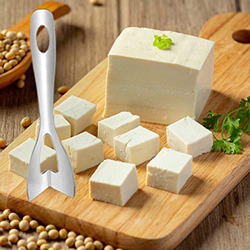 WarmHut Set of 3 Cheese Slicer, Stainless Steel Cheese Slicer Plane Knives, Cheese Cutter, Butter Spreader Knife - for Soft, Semi-hard Cheeses Kitchen Tool