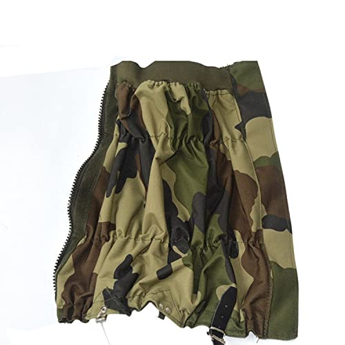 JJZS Adjustable Snake Gaiters for Men & Women, Camo Snake Proof Boot Gators, Snake Bite Protection Guards Chaps, Waterproof Leg Gators for Hiking, Hunting, Snow, Snowshoeing, Rattlesnake