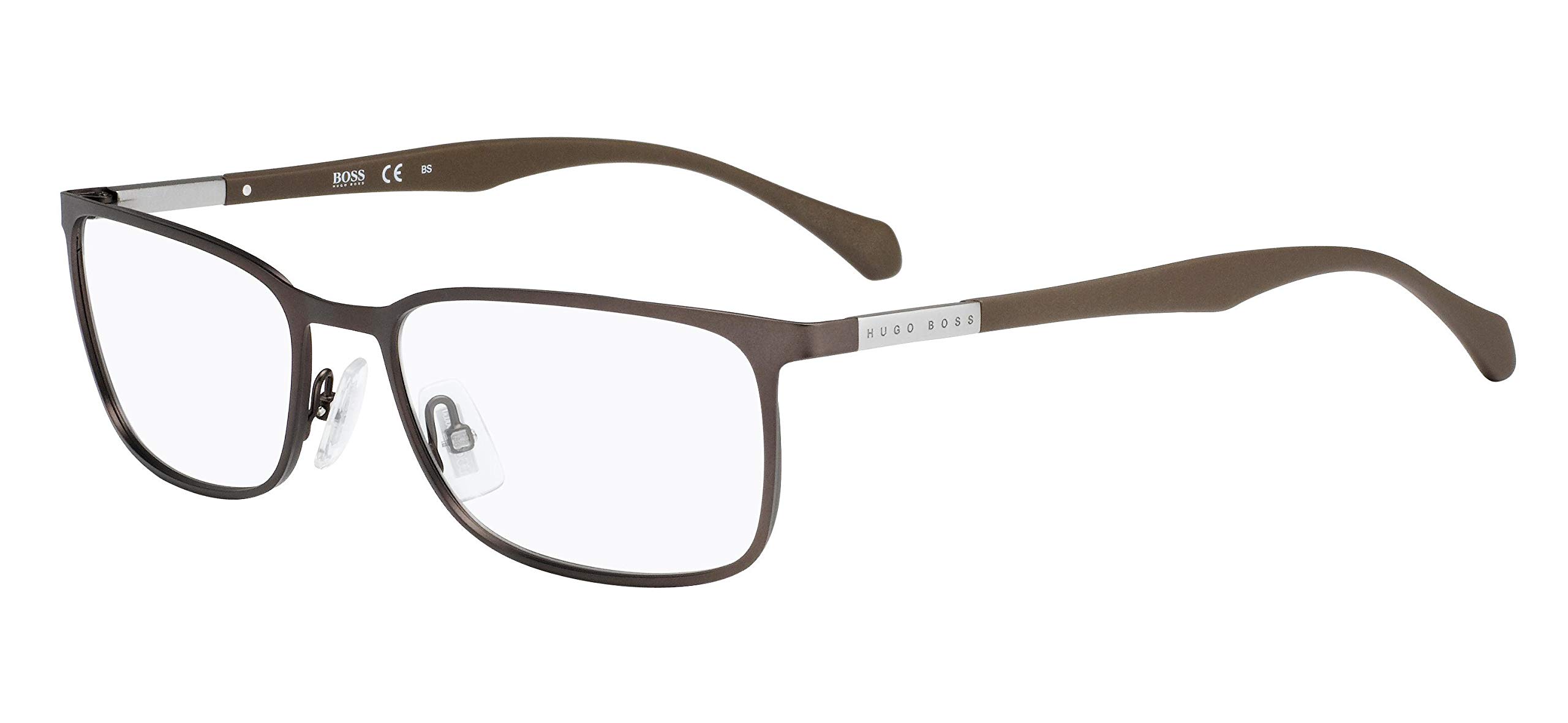 Hugo Boss Men's Brown Rectangular Eyeglass Frames 08280YZ40056
