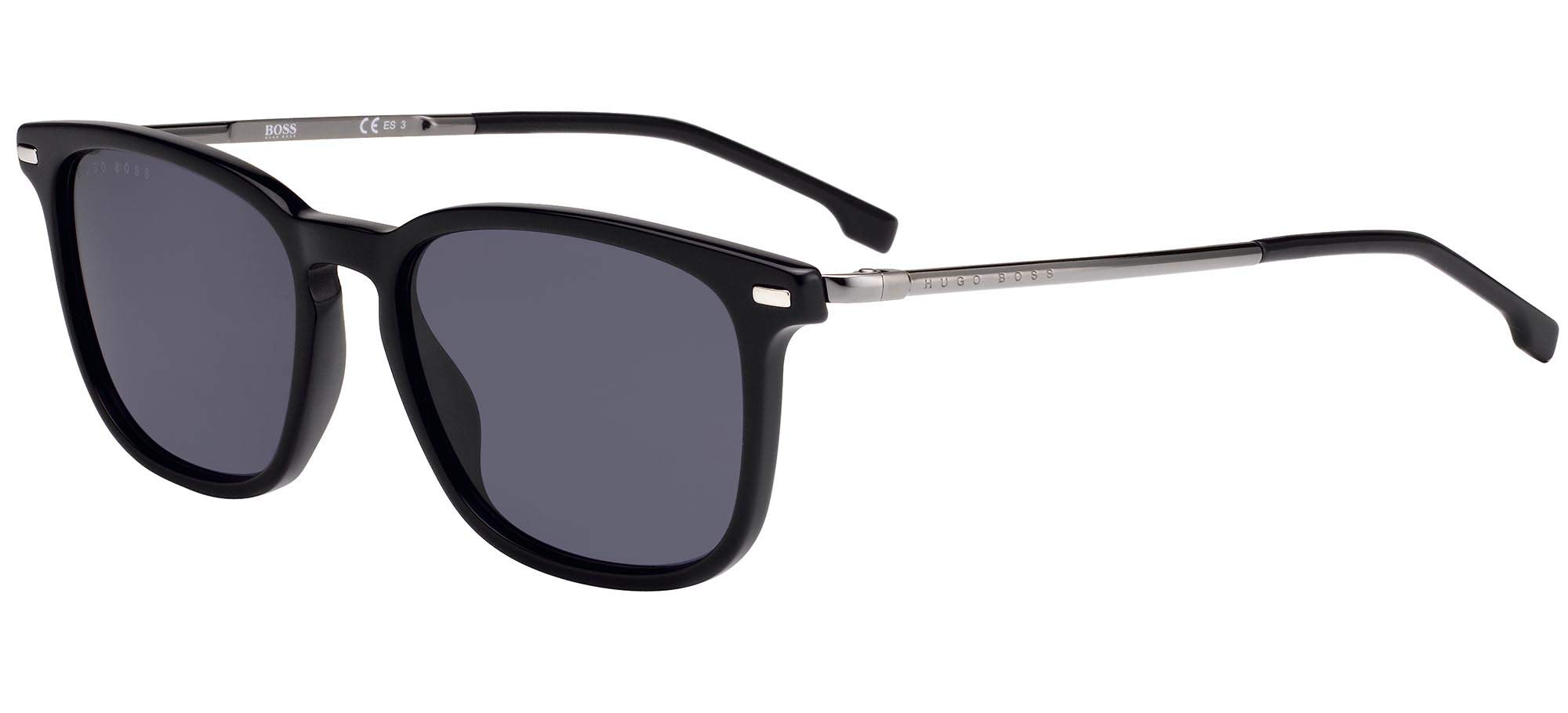 Hugo Boss Men's Boss 1020/S Rectangular Sunglasses, Black, 54mm, 18mm