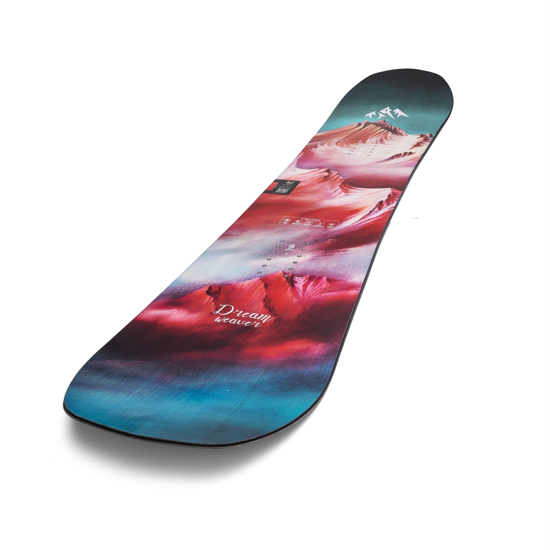 JONES Snowboards Women's Dream Weaver Snowboard, Directional Freeride, 148cm