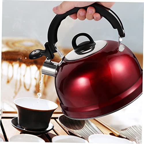 UPKOCH Buzzing Kettle Cordless Electric Kettle Japanese Tea Kettle Camping Teapot Stovetop Tea Kettle Coffee Gifts Hot Water Kettle Food Grade Tea Pot Tea Pots Kettle Tea Red Gas
