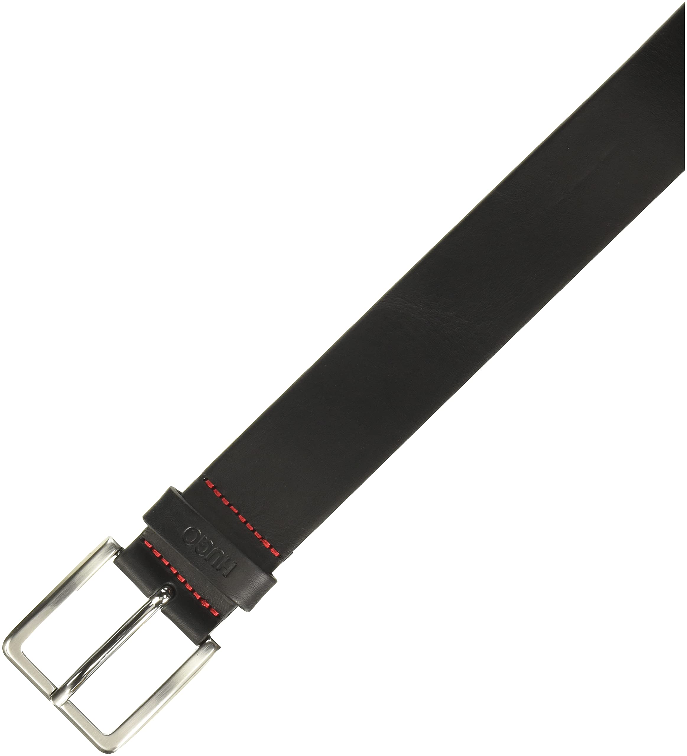 Hugo Men's Gionios Italian Belt, New Black, 105