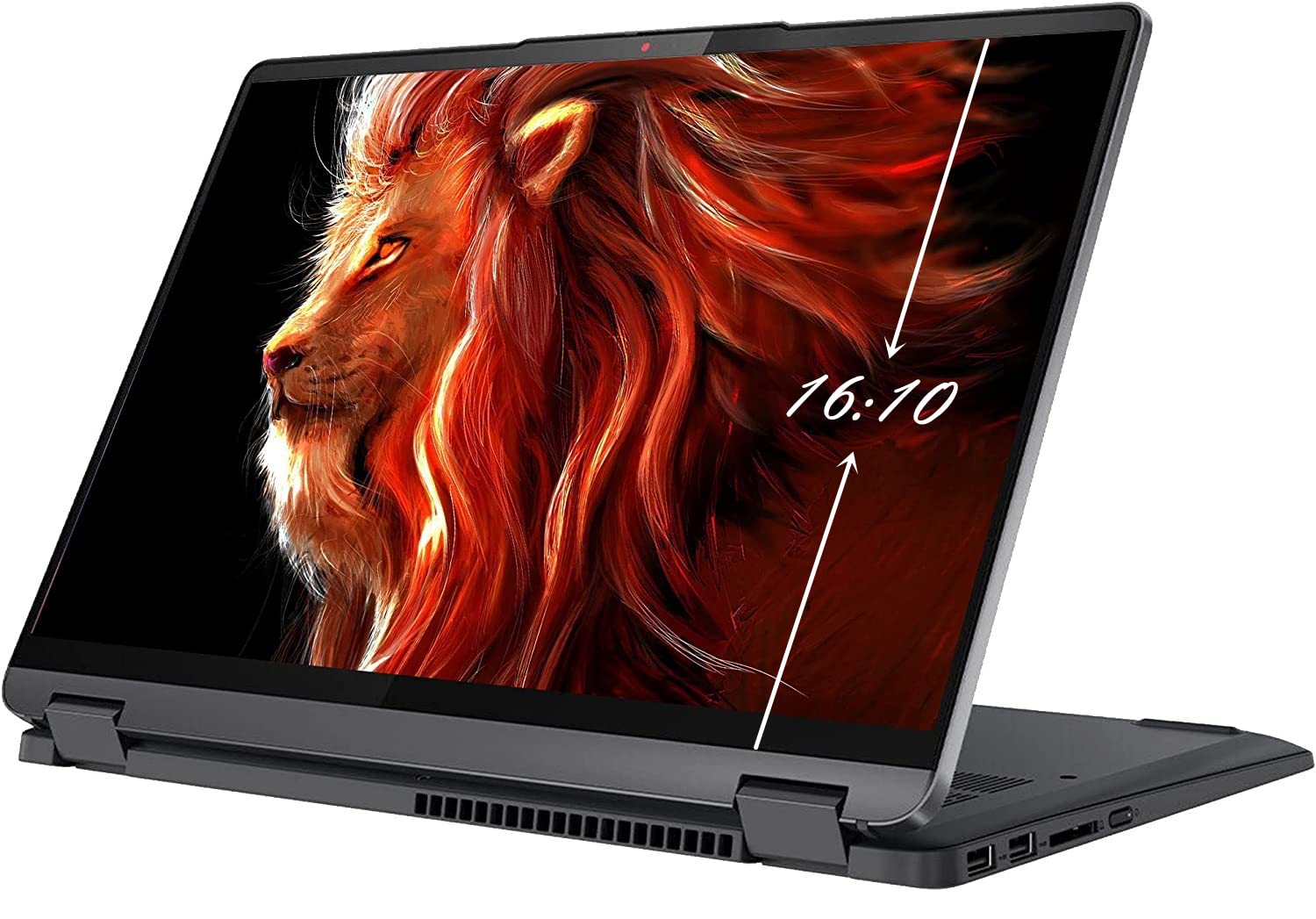 Lenovo Flex 5 14" 2-in-1 Laptop – 16:10 (2240 x 1400) IPS Touch Screen – (10-Core) 12th Gen Intel Core i5-1235U – 16GB RAM – 2TB SSD – Thunderbolt 4 – Fingerprint Reader – Webcam – w/Mouse Pad