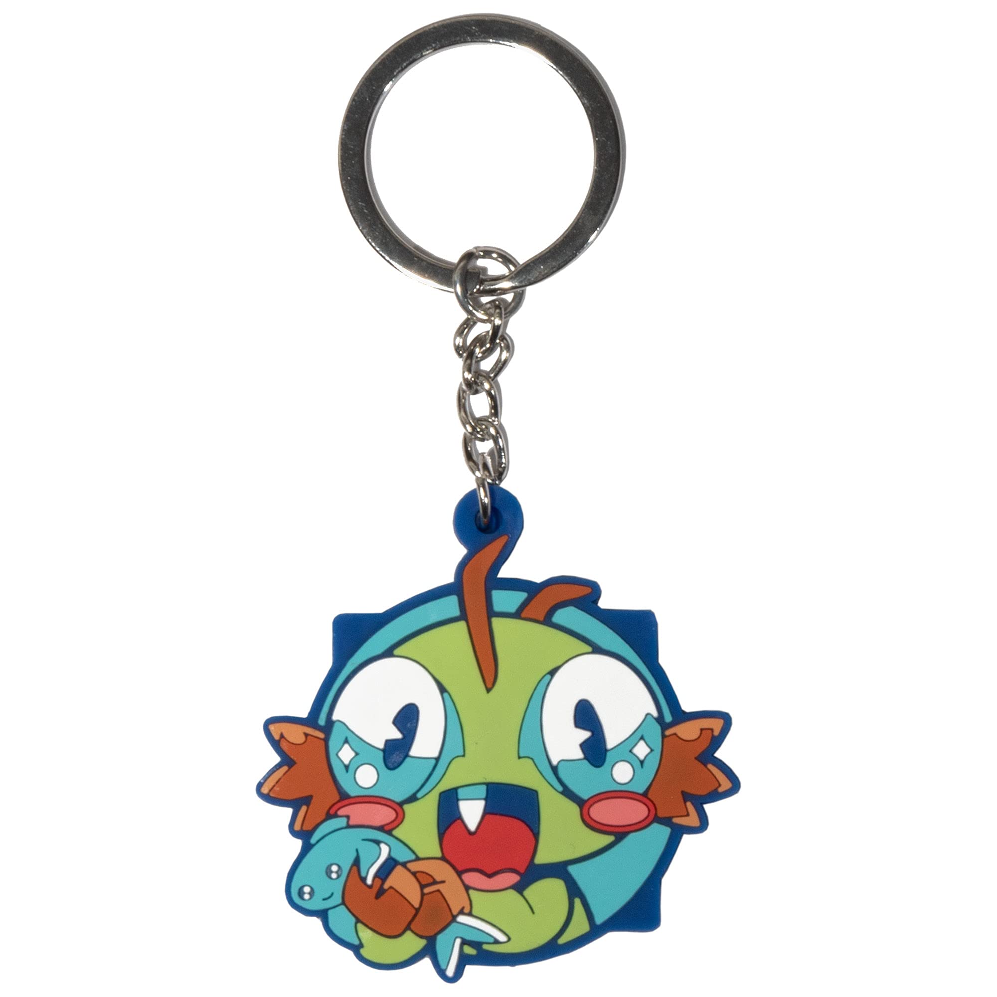 JINX World of Warcraft Too Cute Murloc Rubber Key Chain, Multi-Colored, 2.25"
