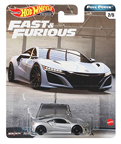 Hot Wheels Fast & Furious: Full Force Re-Release 5 Premium All-Metal Castings Real Riders Wheels in Original Packaging in One Exclusive Bundle Box [Amazon Exclusive]
