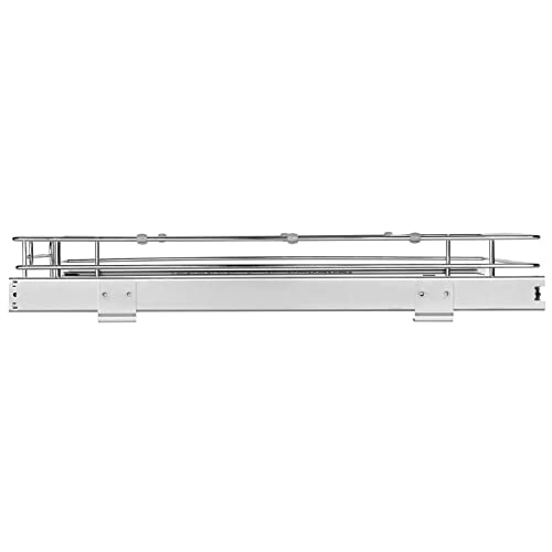 VEVOR 11"W x 21"D Pull Out Cabinet Organizer, Heavy Duty Slide Out Pantry Shelves, Chrome-Plated Steel Roll Out Drawers, Sliding Drawer Storage for Home, Inside Kitchen Cabinet, Bathroom, Under Sink