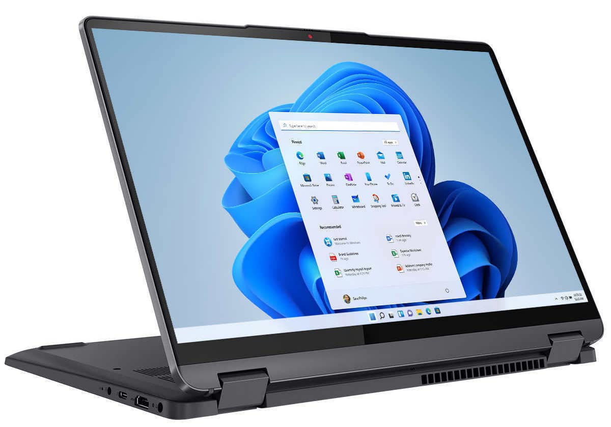 LENOVO Flex 5 2-in-1 Laptop 2023, 14" 2.8K OLED Touchscreen, 12th Intel i7-1255U 10-Core, Iris Xe Graphics, 16GB RAM 512GB SSD, Thunderbolt 4 Wi-Fi 6 Backlit KB FP Reader, Win 11, COU 32GB USB and Pen