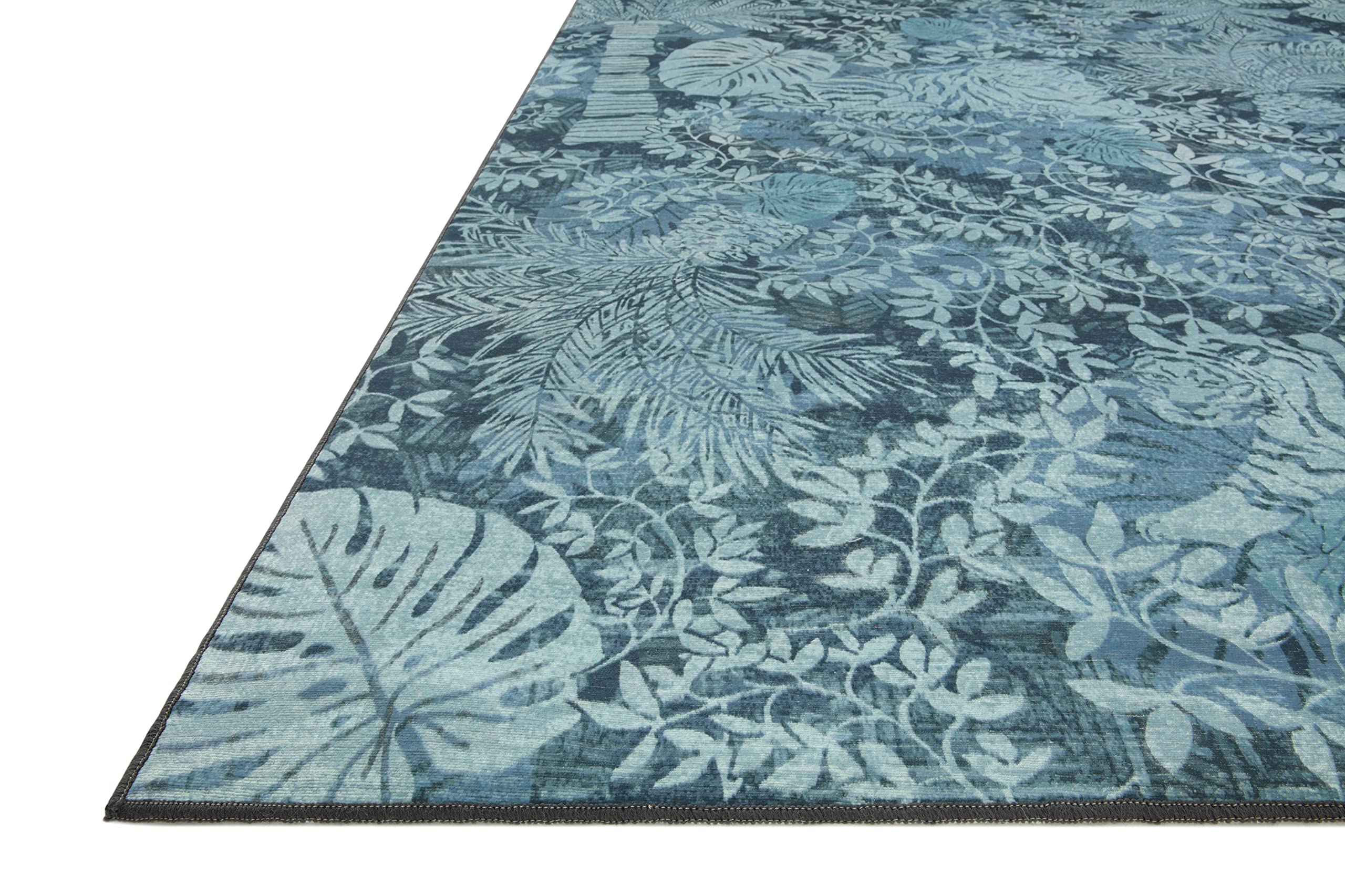 Justina Blakeney x Loloi Pisolino Collection PSO-04 Teal / Lagoon 8'-6" x 11'-6" Area Rug