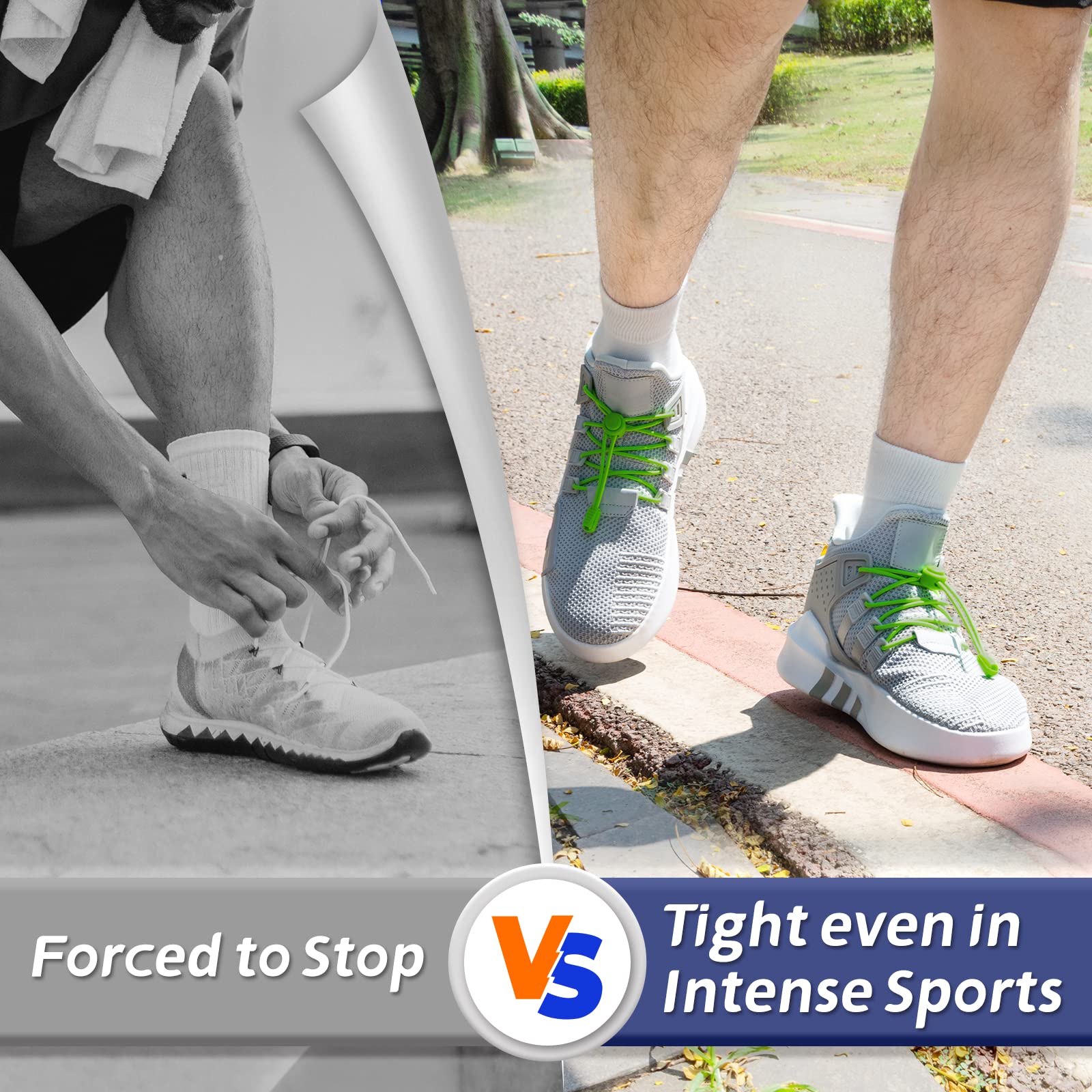 INMAKER No Tie Shoe Laces for Sneakers, Elastic Shoelaces for Kids and Adults