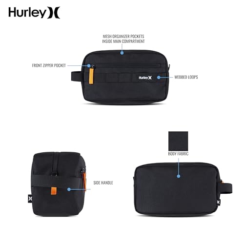 Hurley Small Items Toiletry Dopp Kit, Green Camo, O/S