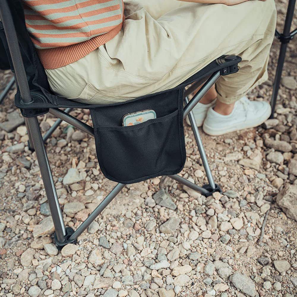 LIXADA Portable Folding Camping Chair with Carrying Bag for Outdoor Camping Hiking Fishing Picnics