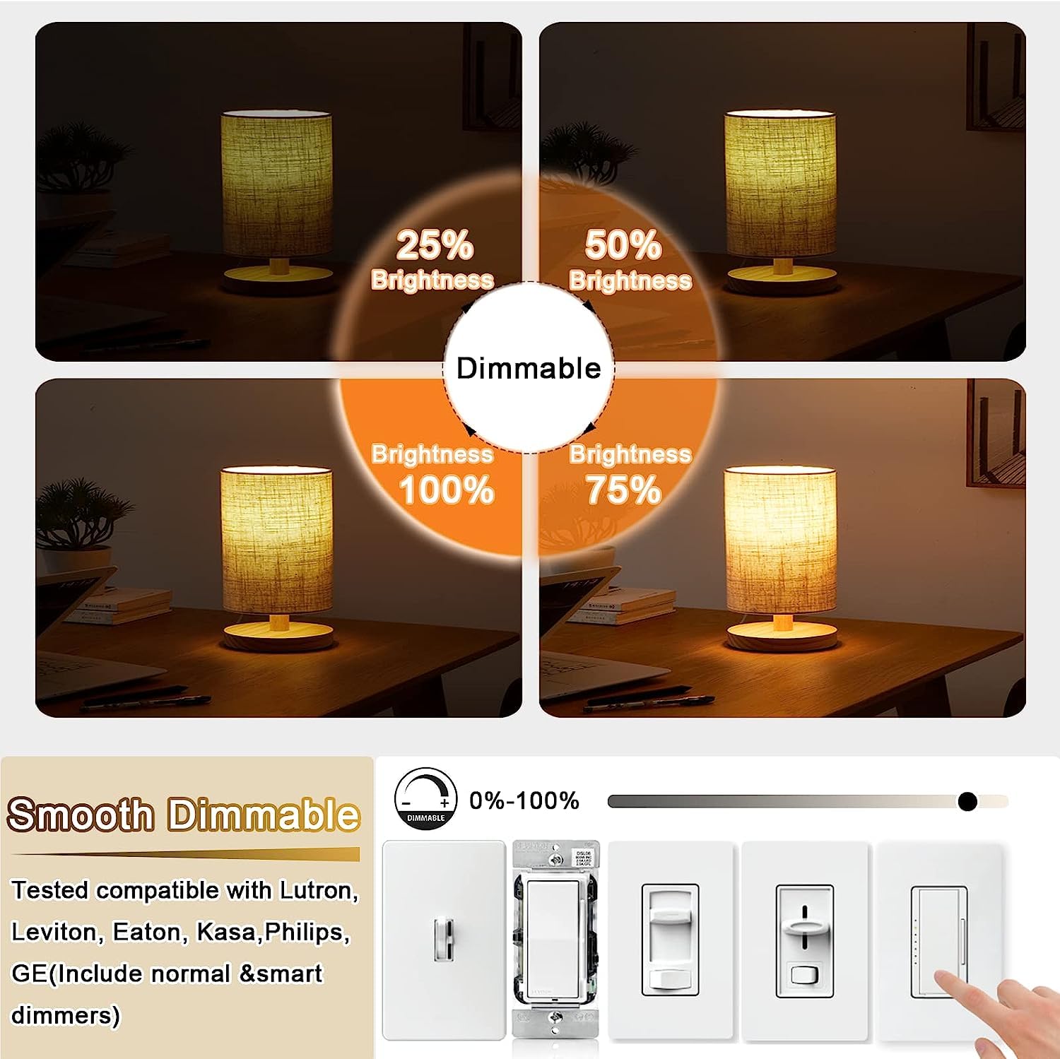 LEOOLS Dimmable Vintage LED Edison Bulbs 15W,Equivalent 120 Watt, 2500K Warm White(Amber Gold Glass) Antique Style ST64 LED Filament Bulbs, E26 Base Lamp for Restaurant,Home,Reading Room, 3 Pack.
