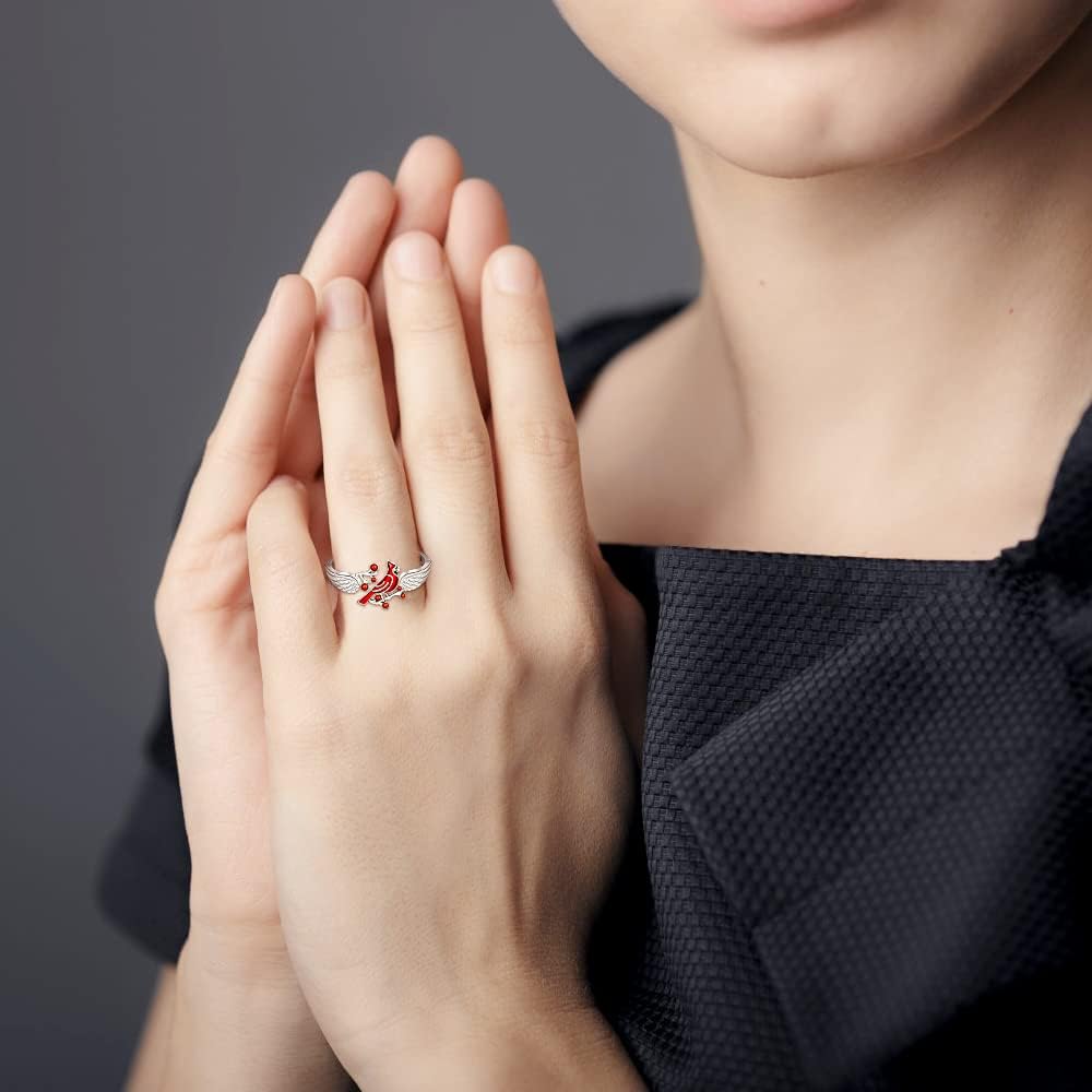 LOVGIFSET Purity Ring True Love Waits Ring Cross Rings for Women Love Purity Sterling Silver Cross Infinity Size 6