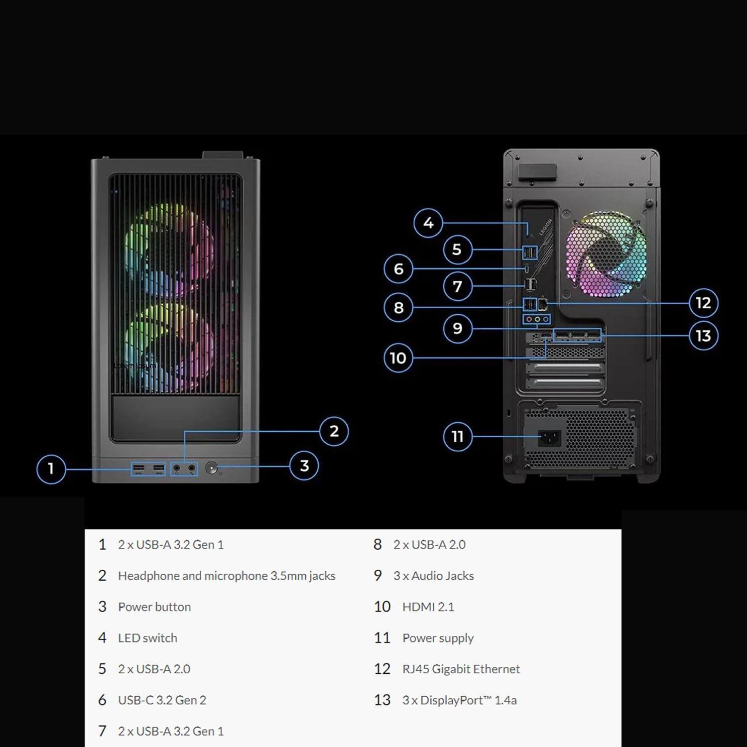 Lenovo IdeaCentre 3 Desktop, Intel Pentium Gold G7400 Processors, 32GB RAM, 2TB PCIe SSD, HDMI, RJ-45, SD Card Reader, Wired KB & Mouse, Bluetooth, Wi-Fi 6, Windows 11 Home