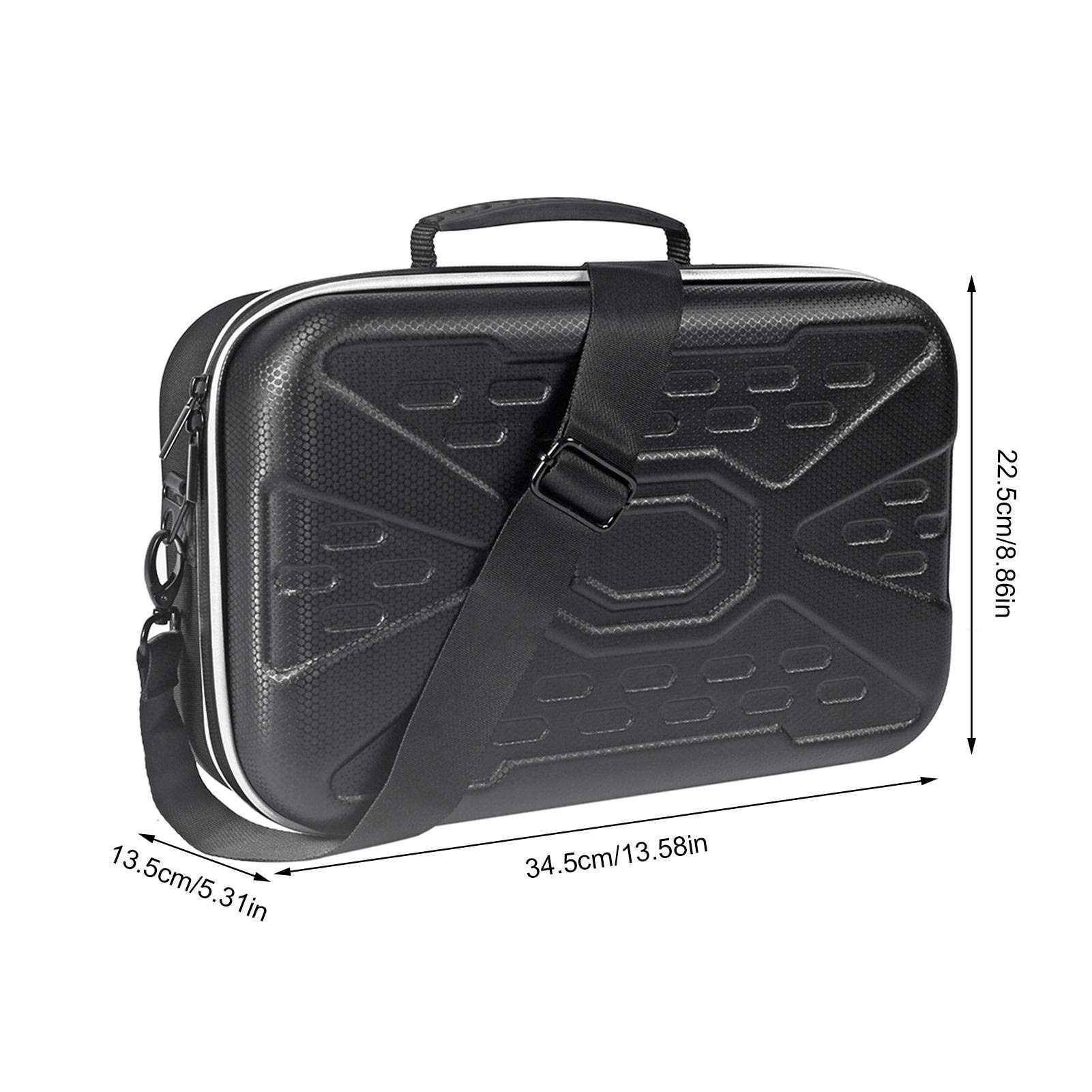 Junglers Hard Case Compatible with Oculus Quest 2 and Oculus Quest VR,Shockproof Water Resistance EVA Hard Storage Bag with Adjustable Shoulder Strap/Black