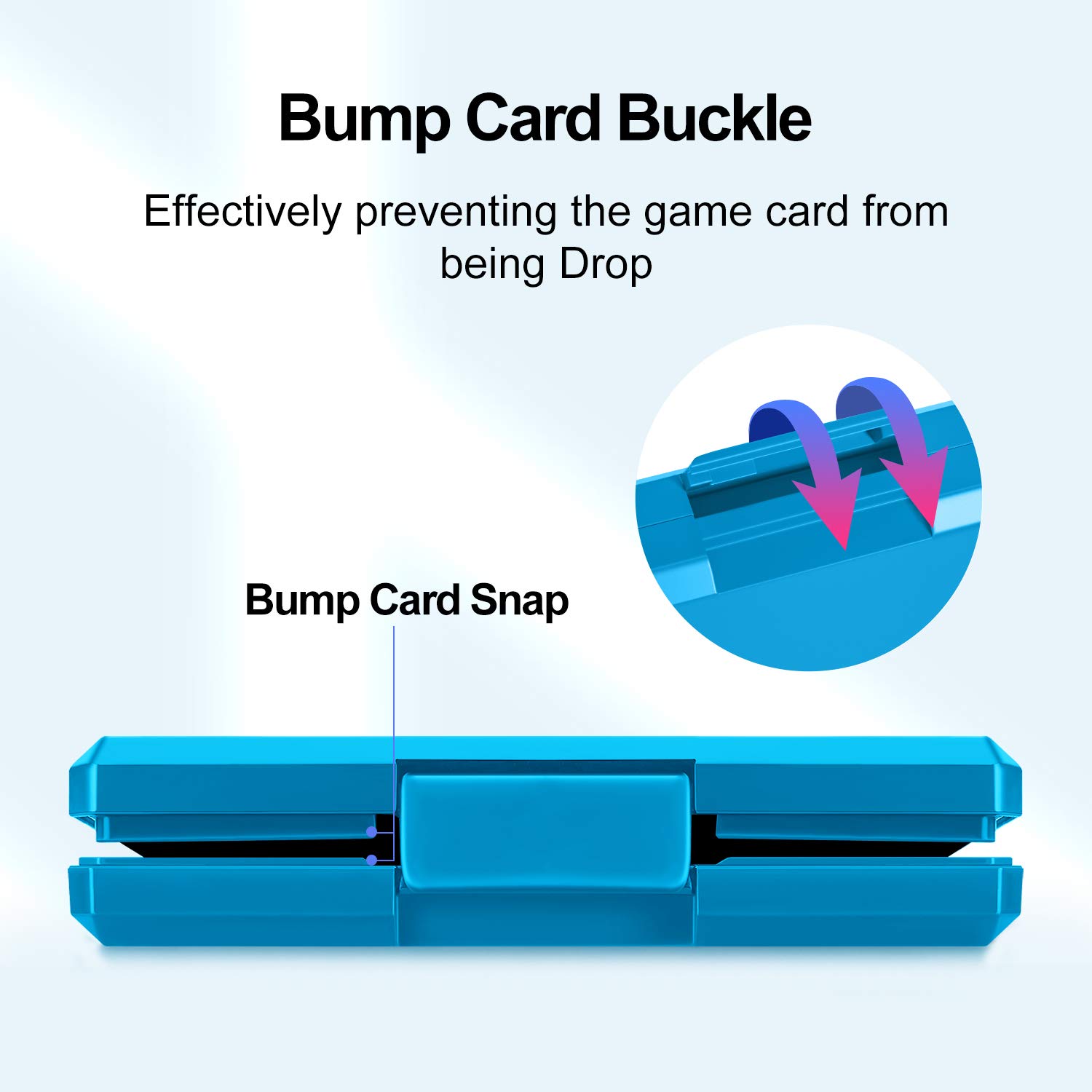 JINGDU Game Card Case for Switch, Durable & Slim Hard Shell Box, Cute Protective Shockproof Cartridge Holder Carrying Storage Case Box with 12 Slots for Switch / Lite / OLED Games, Zelda Badge Y