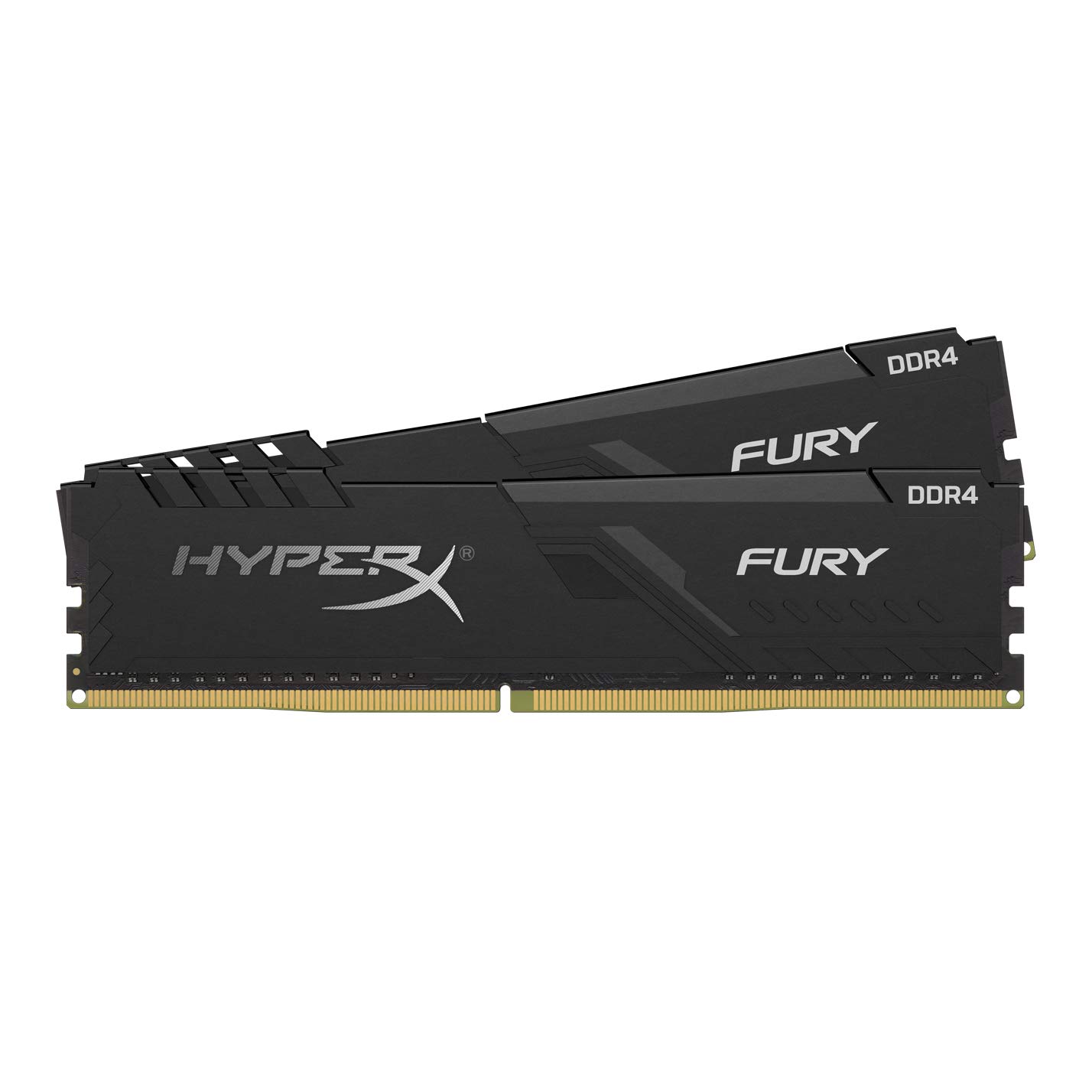 HyperX Fury 8GB 3200MHz DDR4 CL16 DIMM (Kit of 2) Black XMP Desktop Memory HX432C16FB3K2/8