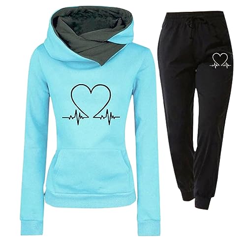 HUMMHUANJ Hoodies For Women 2 Piece Outfits,jean jumper for women denim,5 cent items,vintage blouses for women,womens crew neck tshirt,white gauze button down shirt women,v neck shirts women