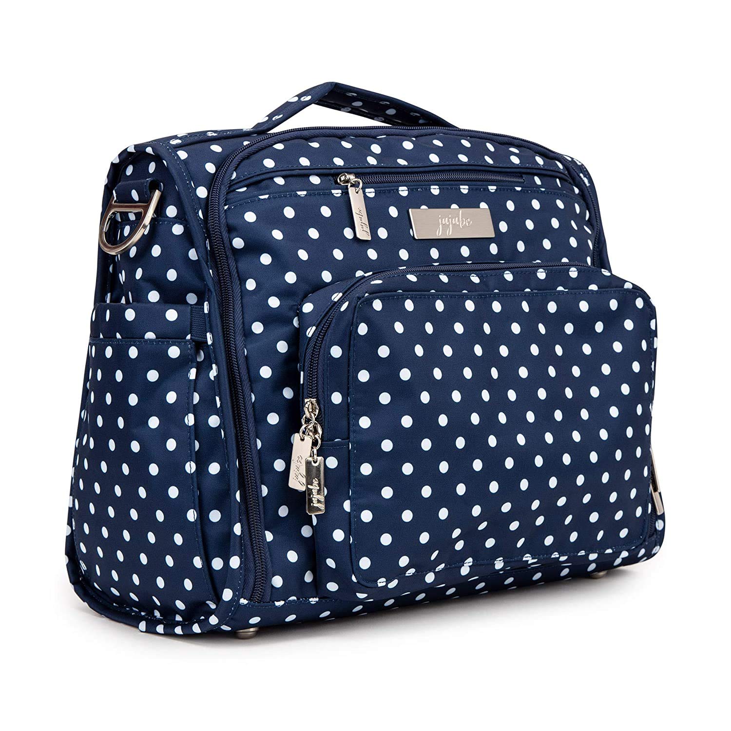 JuJuBe BFF Convertible Large Unisex Diaper Bag Backpack for Travel with Memory Foam Changing Pad, Machine Washable