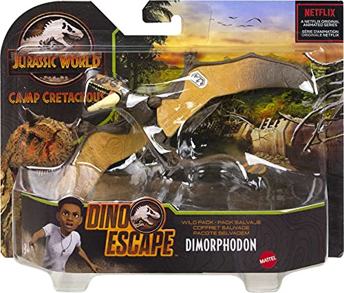 Jurassic World Toys Wild Pack Dracorex Herbivore Dinosaur Action Figure Toy with Movable Joints, Realistic Sculpting & Attack Feature, Kids Gift Ages 3 Years & Older