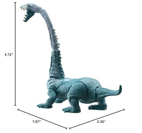 Jurassic World Fierce Force Tanystropheous Camp Cretaceous Authentic Dinosaur Strike Motion Action Figure, Movable Joints, Gift 3 Years & Older