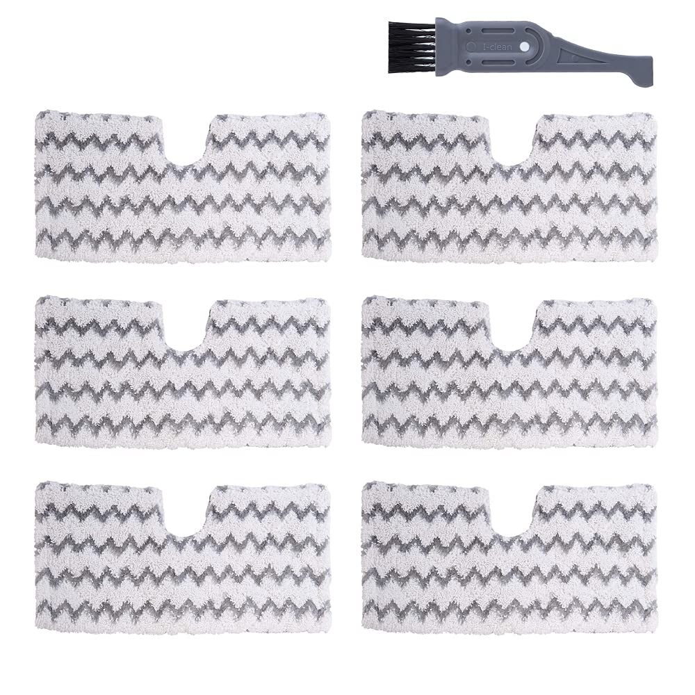 I clean Replacement Steam Mop Pads for Shark S5003D S3973 S3973D S5002 S5003 S6001 S6002 S6003, 3Packs Washable/Reusable Microfiber Pocket Pad