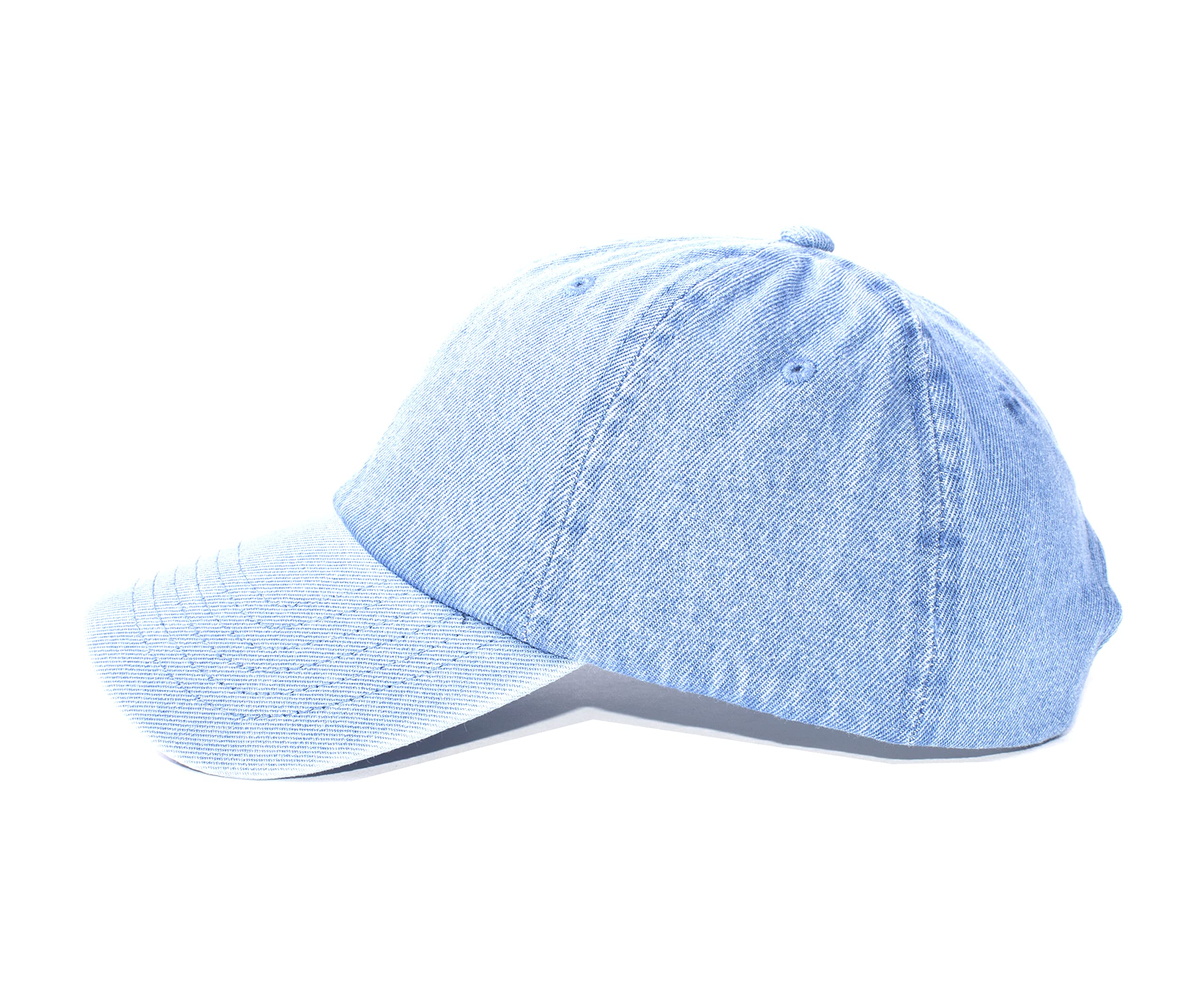 Jean Soft Comfort Casual Everyday Baseball Cap Women Surf Hat for Men Vintage Everyday Wear Low Crown Hat.(Surf Blue)