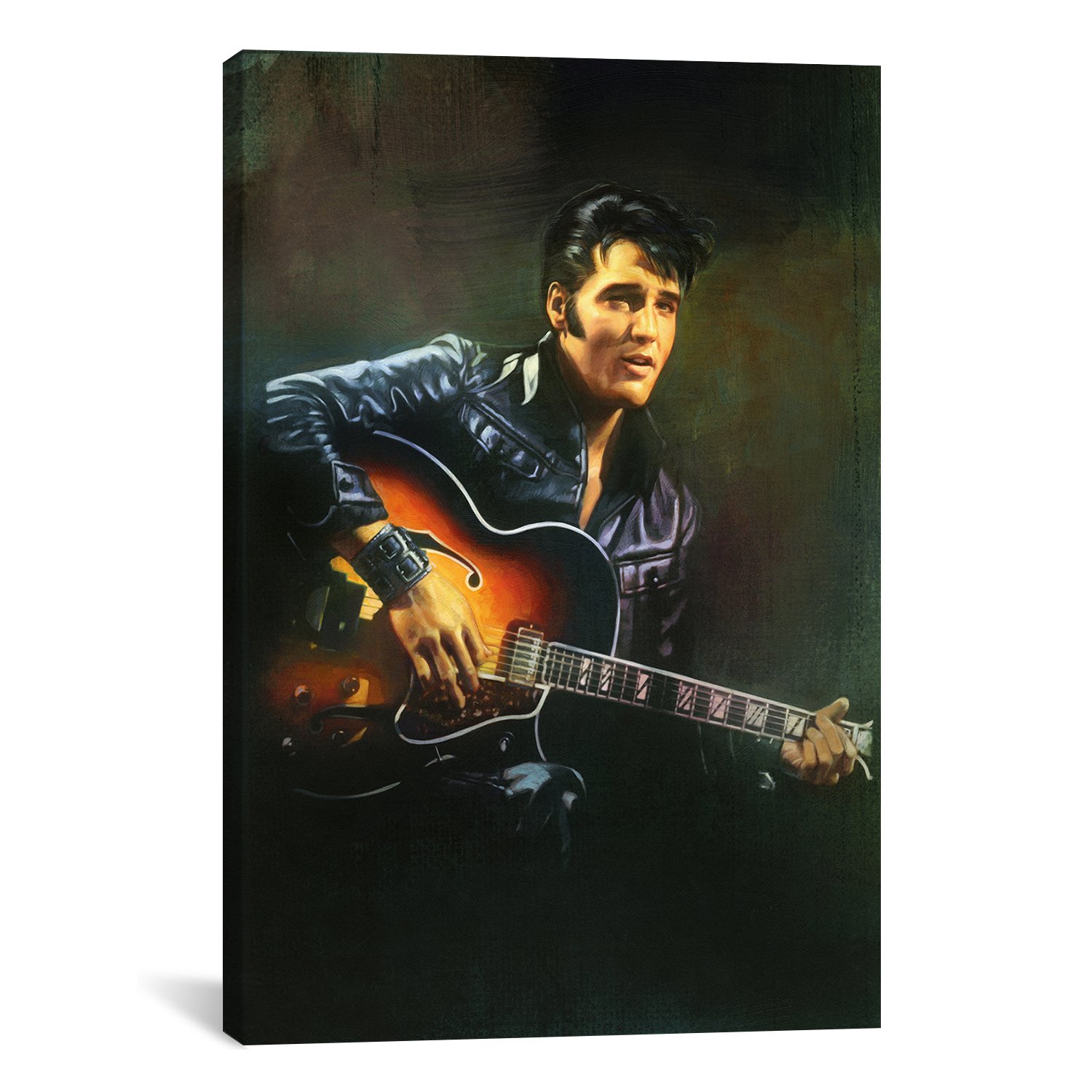 iCanvasART 10049 Art Warm Graceland Art Elvis Presley Canvas Print by iCANVAS, 40 by 26-Inch, 1.5-Inch Deep