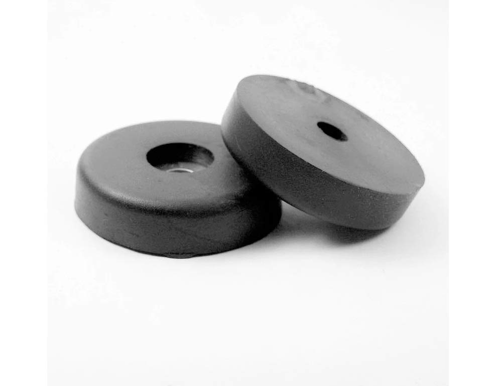 KROYWACHS DJ Speaker Cabinet Rubber Feet for Speaker Cabinets and Flight Case， Repair Kit Accessories Woofer 4PCS 40x10mm for Home Theater Karaoke
