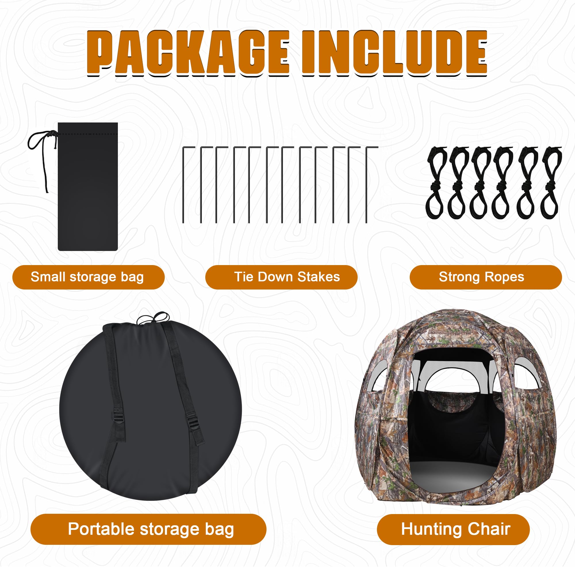 HUNT MONSTER Hunting Blinds and Silent Hunting Clothes for Men Fleece Lining, Safety Strap Compatible