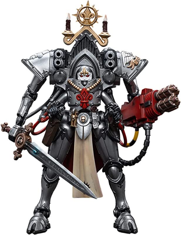 JOYTOY 1/18 Warhammer 40,000 Action Mecha Adepta Sororitas The Argent Shroud Paragon Warsuit Sister Collaen Collection Model(7.87-Inch)
