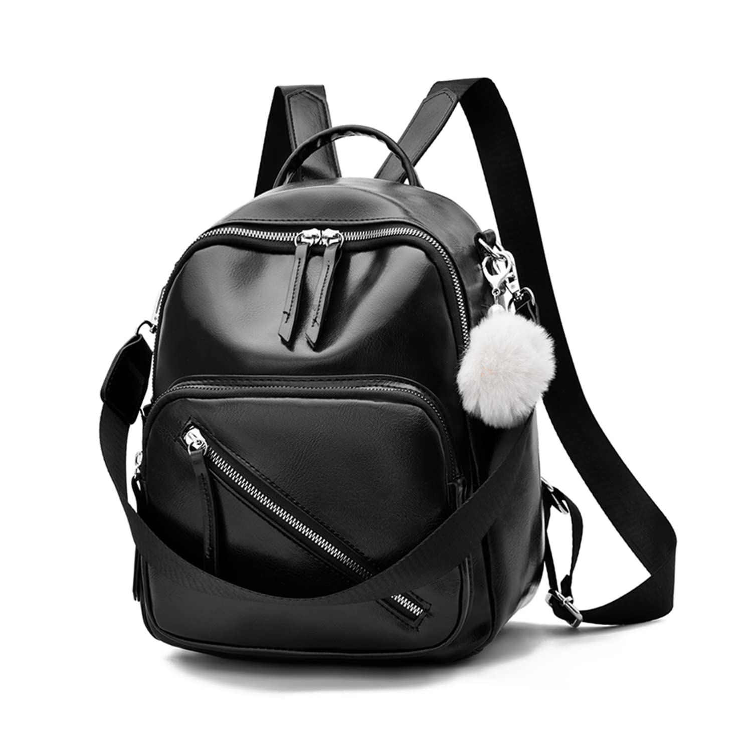 KUANG! Women Pu Leather Backpack Rucksack Travel Shoulder Handbag for Backpack Bags Casual Daypack