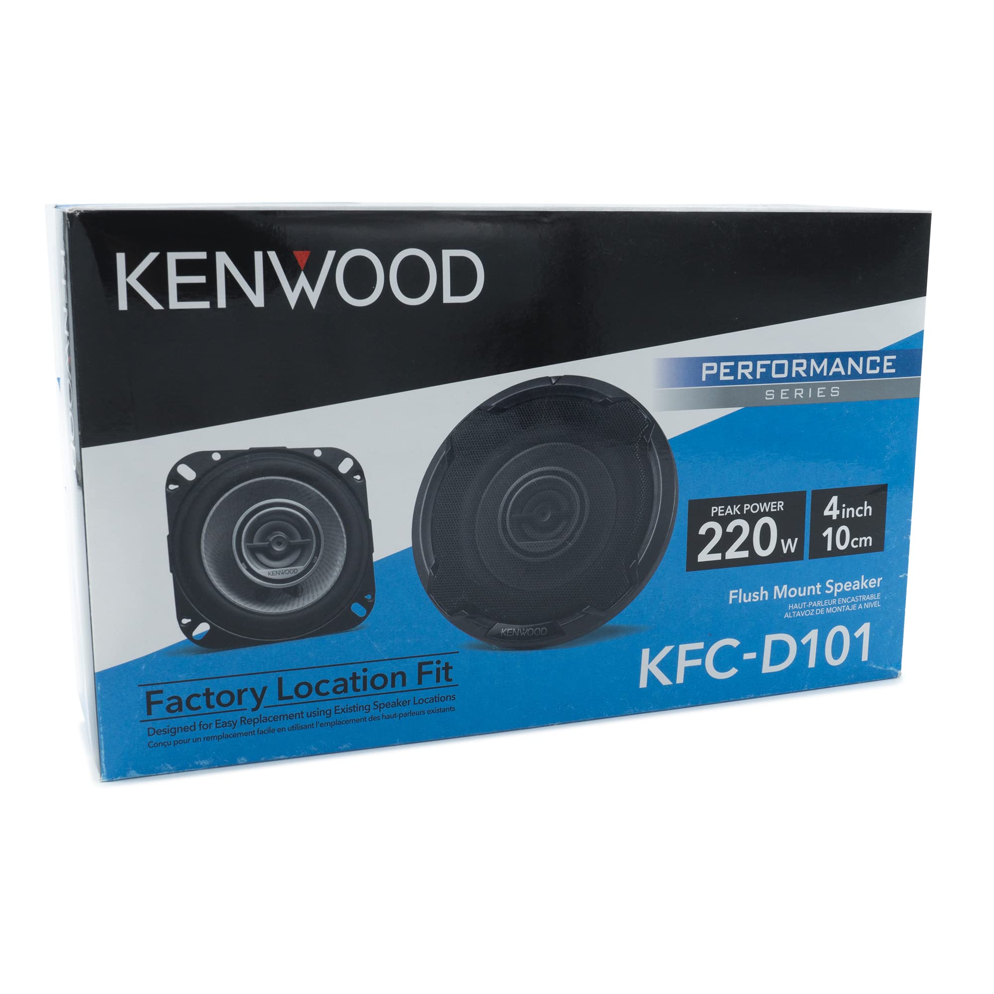 Kenwood KFC-D131 5.25" 2-Way 320W Peak Power Performance Series Car Audio Speakers