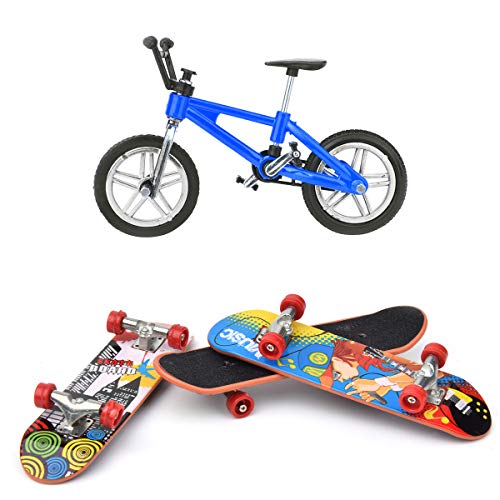 Hotusi Mini Finger Sports Skateboards/Bikes/Swing Boards for Party Favors Educational Finger Toy