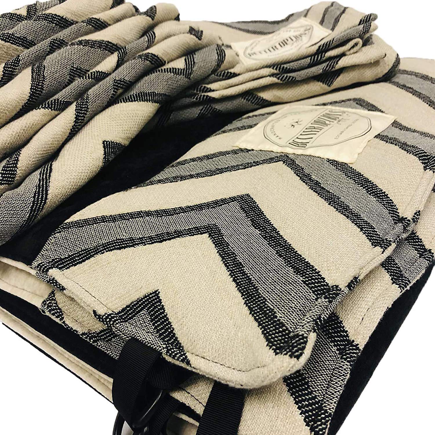 Keenz 7S Stroller Wagon Liner Set – Reversible Wagon Stroller Liner, Matching Blanket and Harness Covers – Machine Washable, Cotton Blend Wagon Padding – Wagon Stroller Accessory Set, Chevron