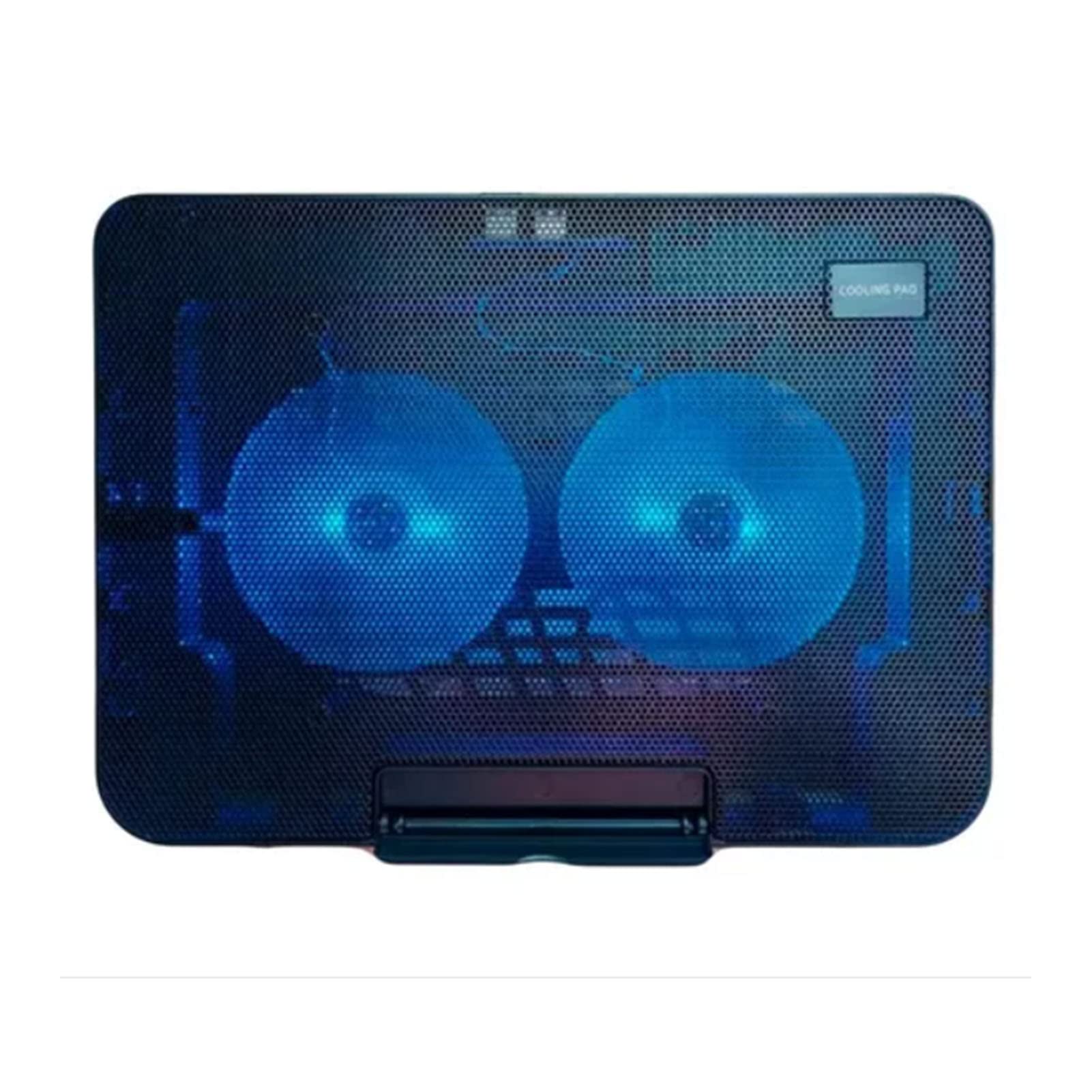 Laptop Cooler Cooling Pad, Dual Fan USB Powered Gaming Cooling Pad Stand High Speed Laptop Cooling Pad for 14in 15in 17in Devices