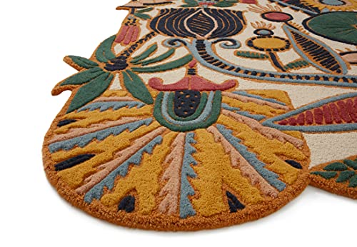 Justina Blakeney x Loloi Optimism Collection OPT-03 Ivory / Multi 5'-0" x 7'-6" Area Rug