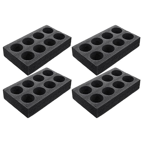 Kichvoe 4pcs Milk Tea Cup Holder Milk Tea Packing Tray Packaging Cold to Go Coffee Accessories Drink Cup Tray Out Espresso Coffee Beer Bottle Drinks Car Beer Can Pearl Cotton re-usable
