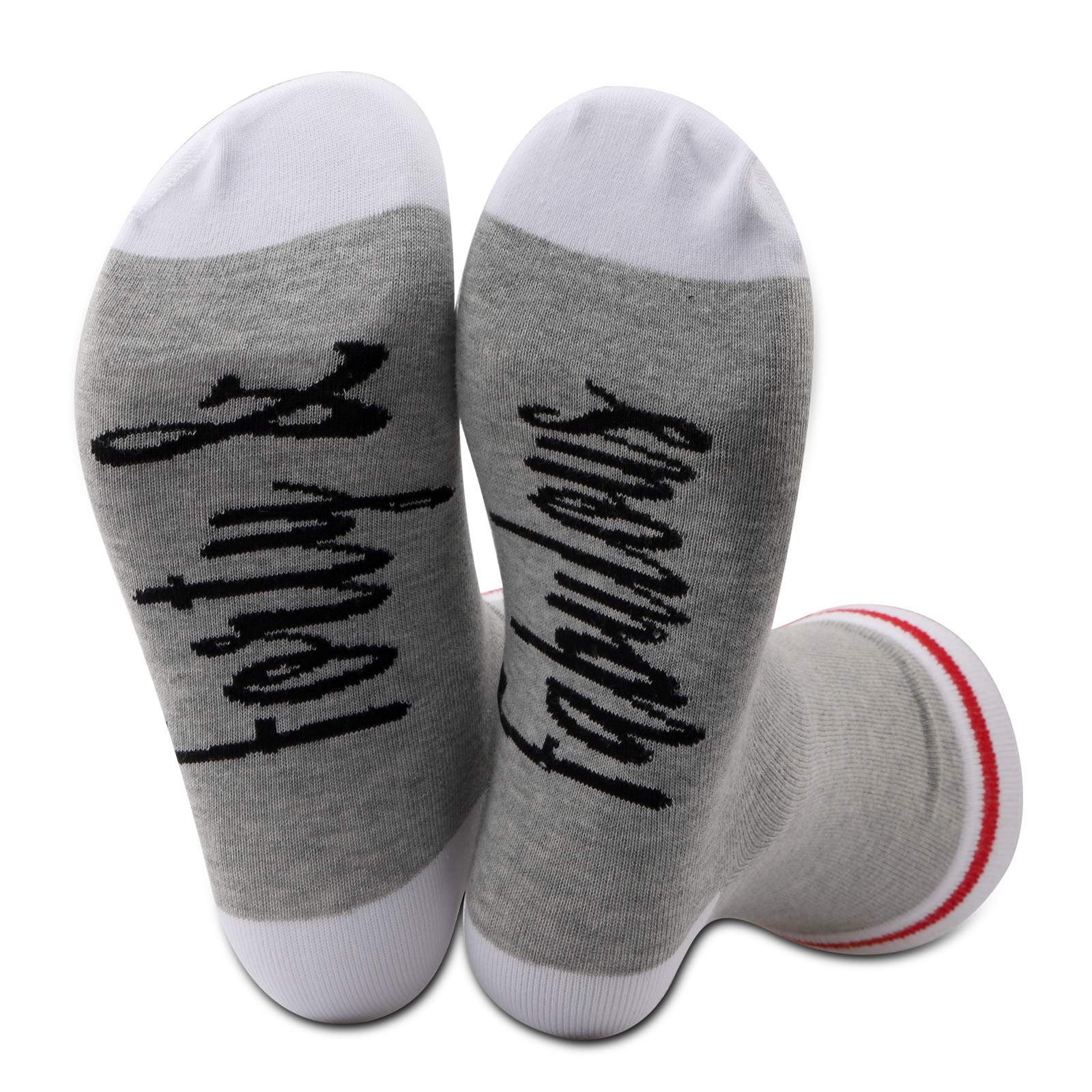 JXGZSO 2 Pairs 30th/40th/50th Birthday Socks Fifty/Forty And Fabulous Socks Turning 30/40/50 Years Old Gift (Forty Fabulous 2.0)