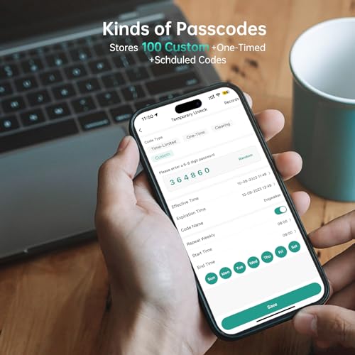 Hornbill Smart IC Cards, Smart Fobs Work with Smart Locks, Addable Smart Cards for TTLock Smart Locks, Keyless Entry Smart Cards for Door Lock 3pcs