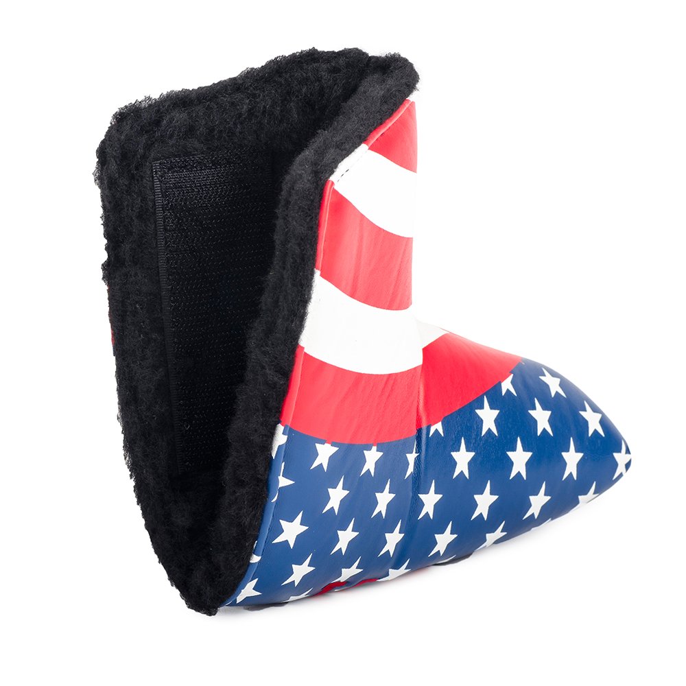 HIFROM Stars and Stripes Golf Putter Head Covers Putter Cover Blade Headcover for All Brands Blade