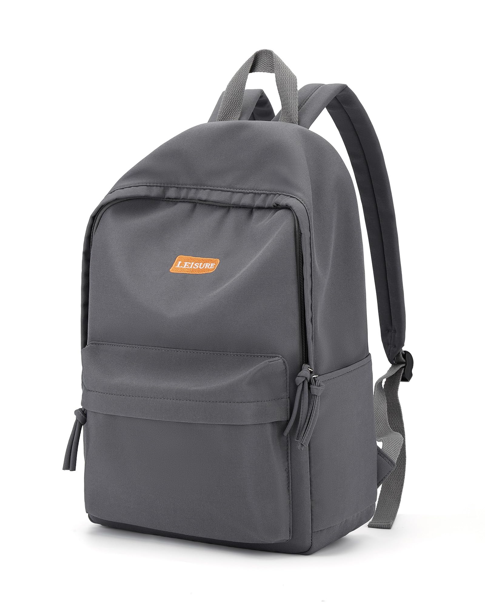 kibachev Grey Backpack for College Backpack for Women Laptop Backpack for Men Aesthetic Backpack Leisure Backpack