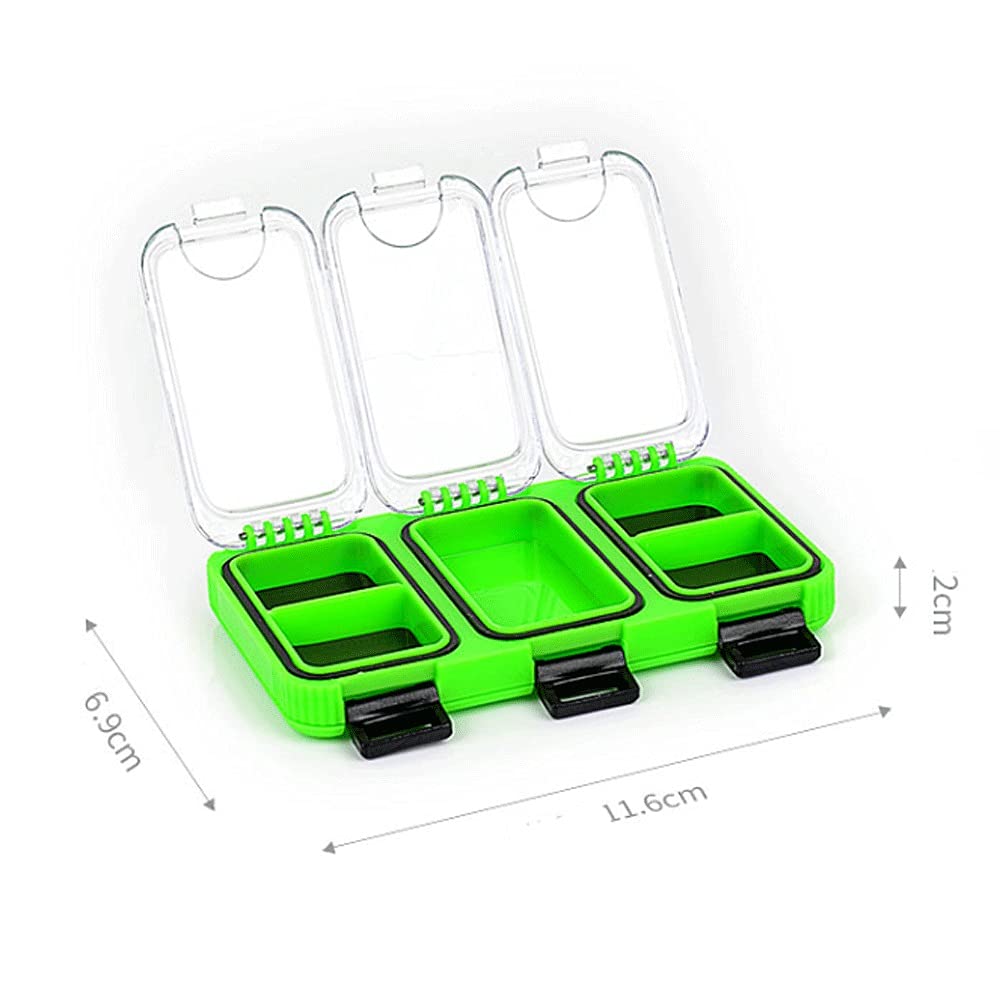 LMMDDP Multifunctional Small Storage Box with Fishing Hooks, Waterproof, Not Scattered, Fishing Hooks, Small Boxes, Fishing Gear Accessories