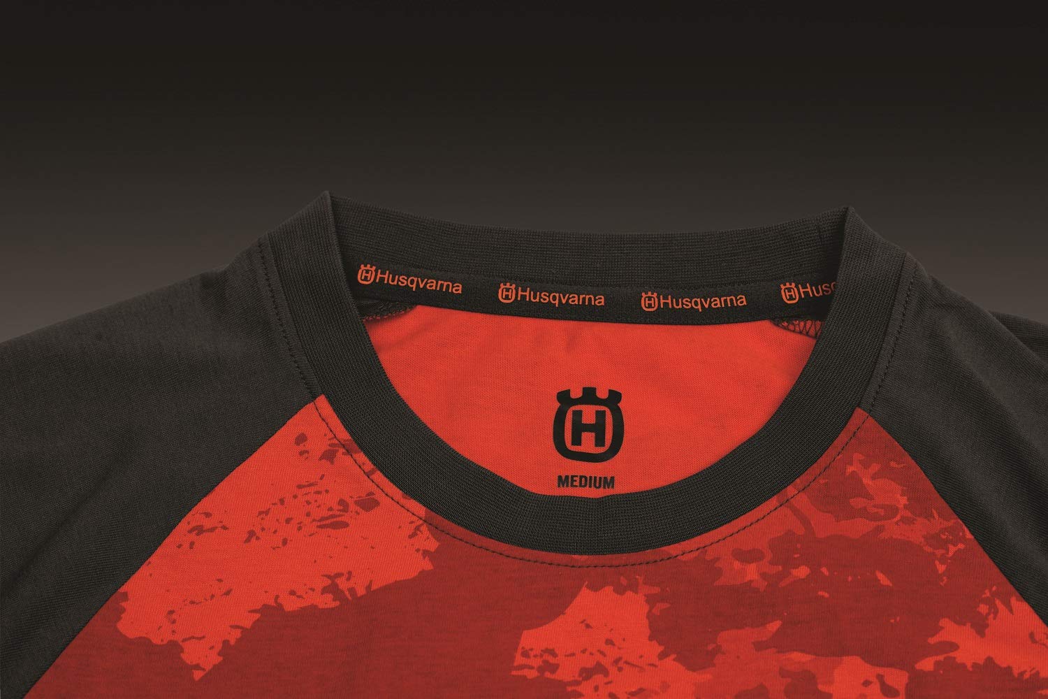 Husqvarna Short Sleeve Unisex T-Shirt, Orange, Medium
