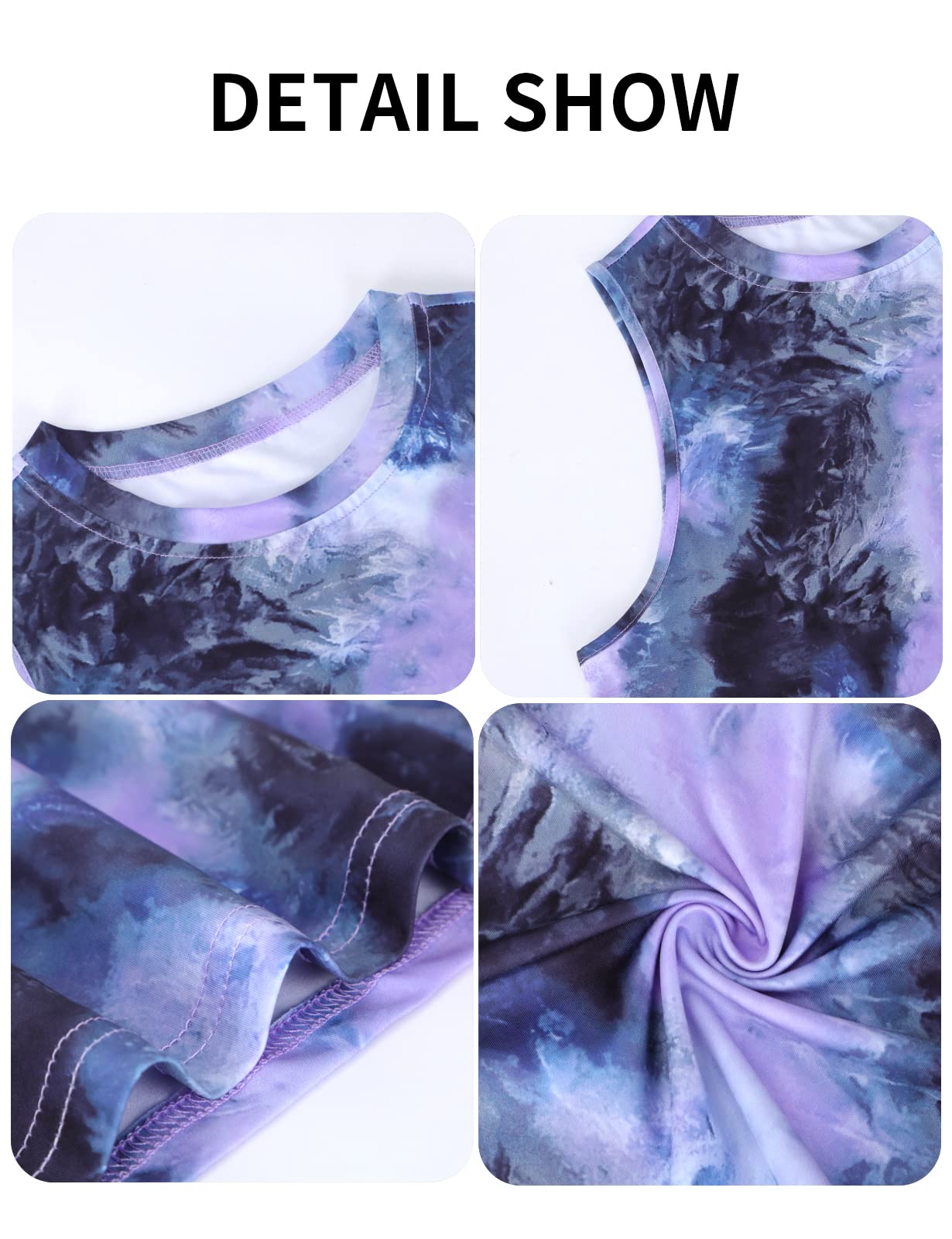 LURANEE Workout Crop Tops Cropped Muscle Tank Cute Quick Dry Gym Yoga Athletic Shirts