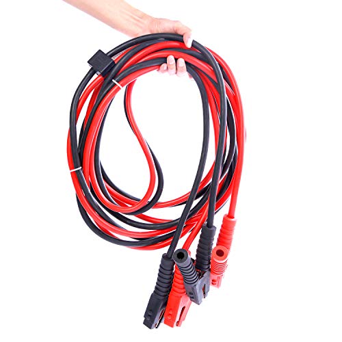 JRS Auto Jumper Cables 1 Gauge 1200AMP 20Ft Heavy Duty Automotive Booster Cables for Car Truck
